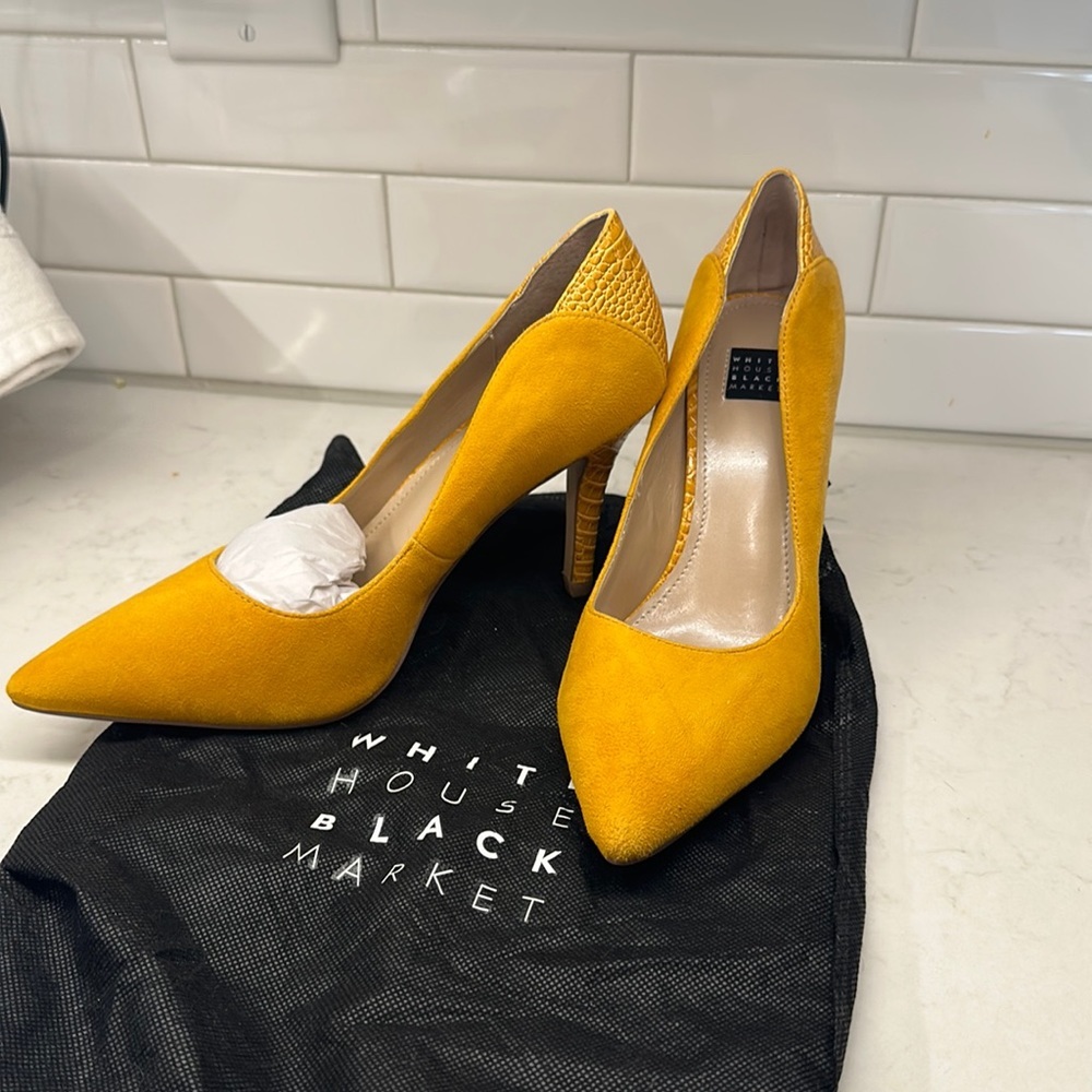 Whbm Yellow Pumps - Gem